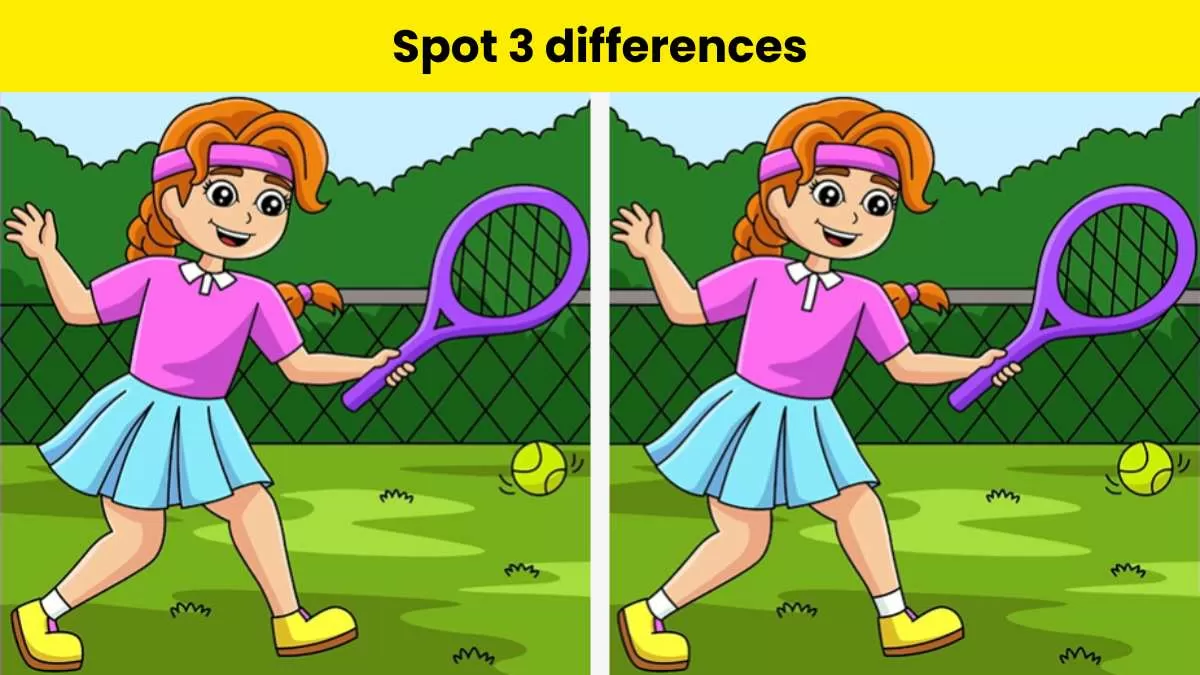 Can You Spot Differences Between Tennis Pictures In 11 Seconds? - chashmak