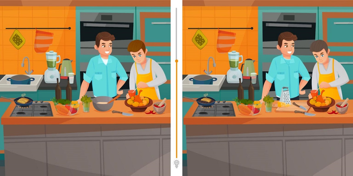 Differences Visual Challenge: Spot The 6 Differences Between These Two ...