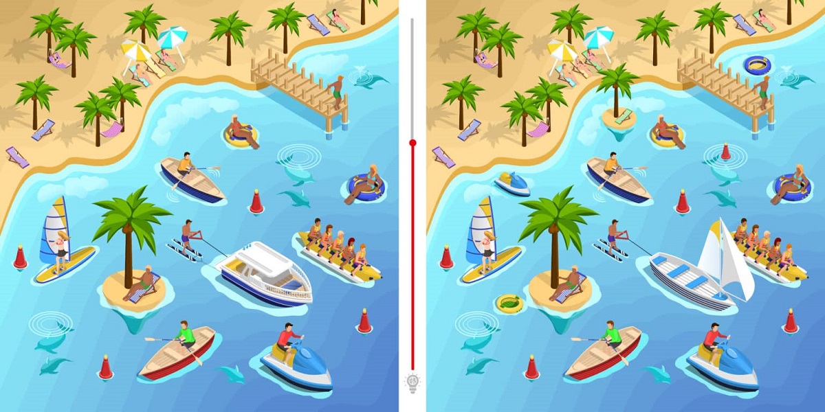 Differences Challenge: Find The 7 Differences Between These Two Images ...