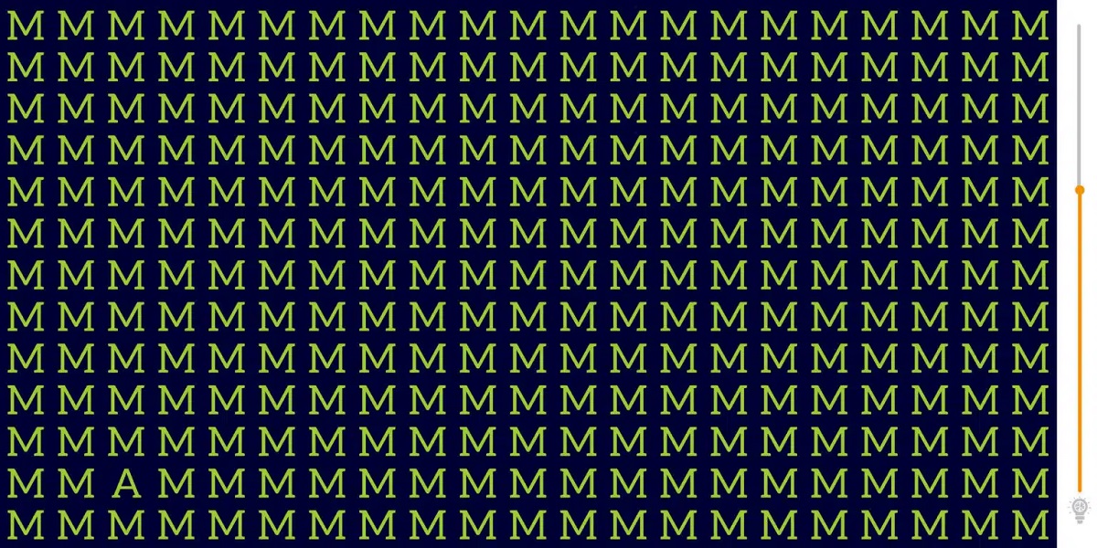 Letter Visual Test: Can You Find The Letter A In Less Than 15 Seconds ...