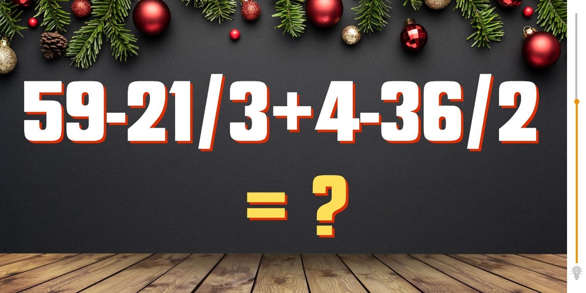 Challenge Of Math Equation: Test Your IQ With This Equation In 70 ...